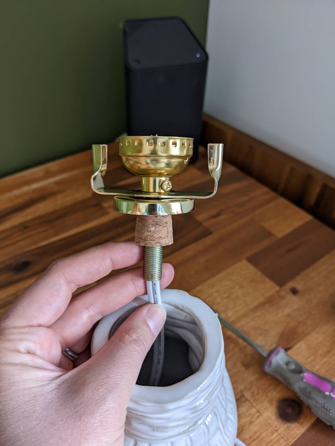 Making a Pottery Table Lamp